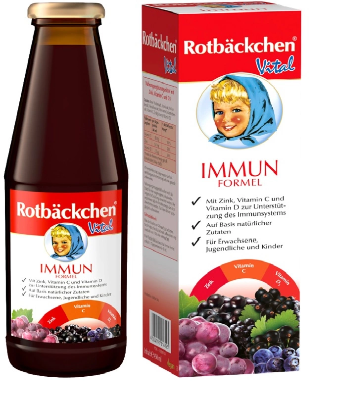 NFC Multifruchtsaft mit Zink, Vitamin C und D3 Nahrungsergänzungsmittel 450 ml - Rotbackchen ...